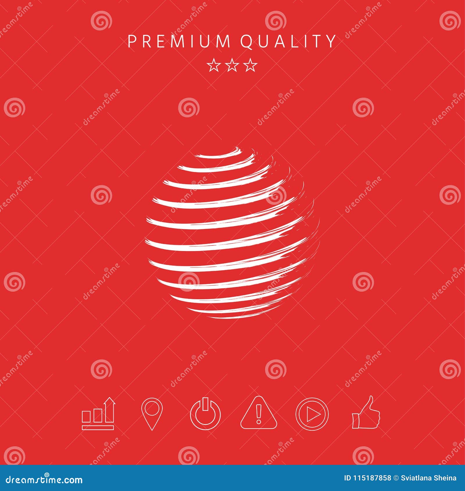 Earth symbol logo design stock vector. Illustration of concept - 115187858