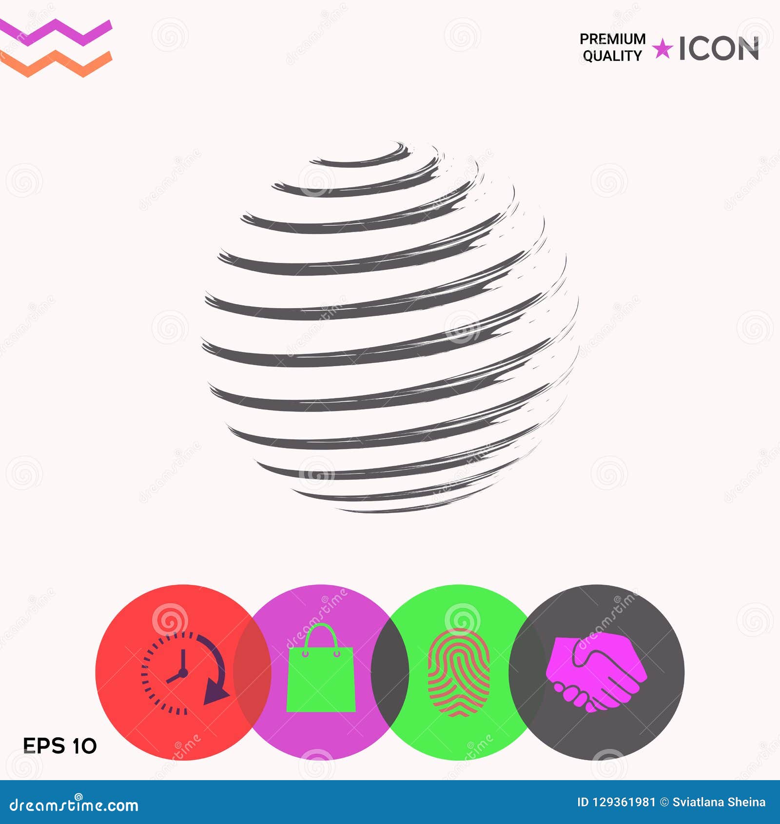 Earth symbol logo design stock vector. Illustration of global - 129361981