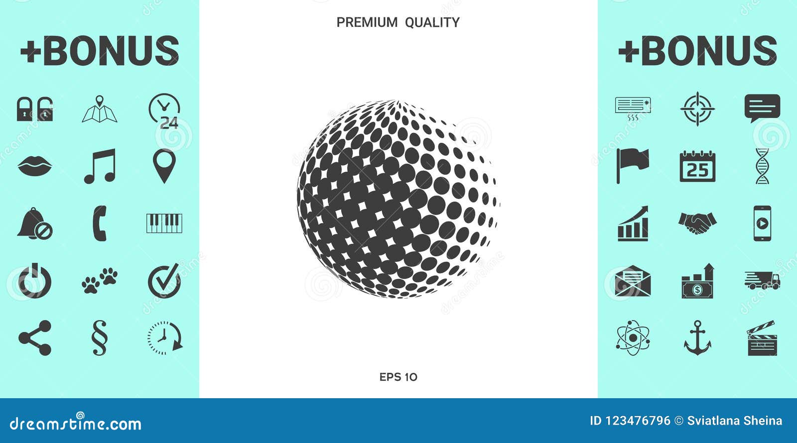 Earth symbol - Logo design stock vector. Illustration of earth - 123476796