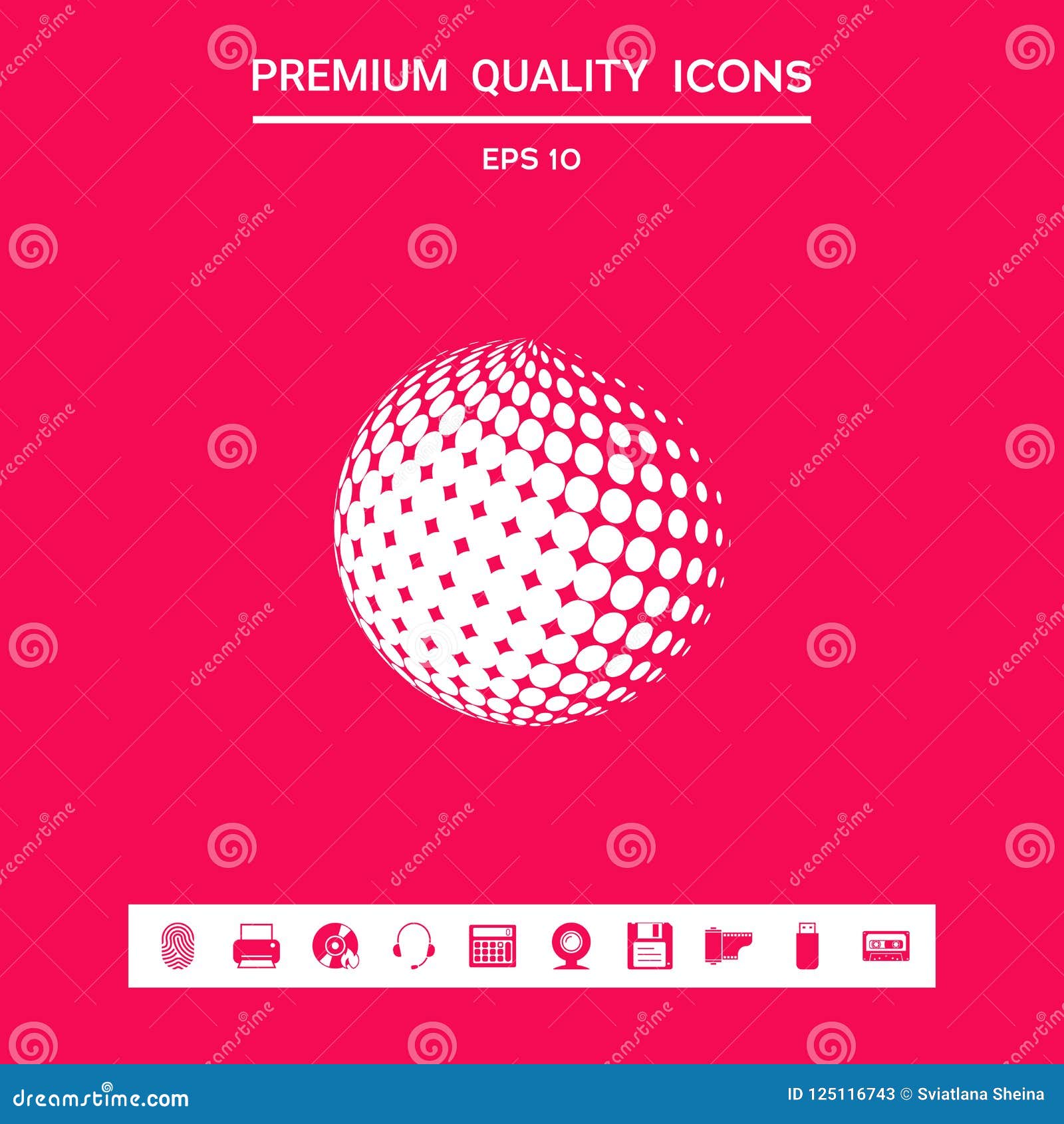 Earth Symbol - Logo Design . Graphic Elements for Your Design Stock ...