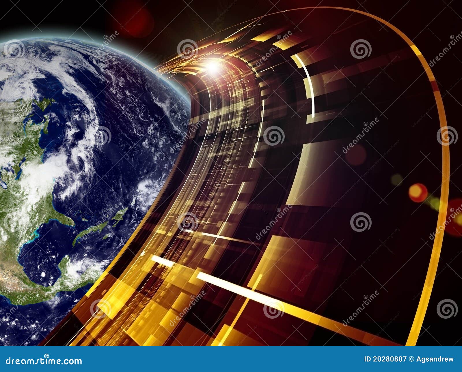 Earth Technologies stock illustration. Illustration of dynamic - 20280807