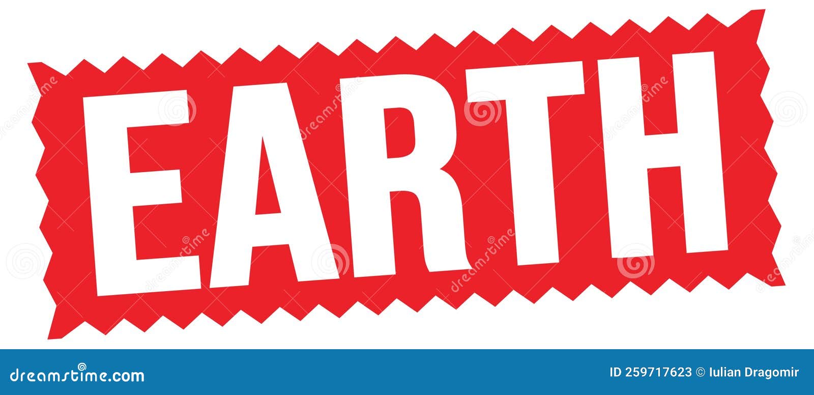 EARTH Text Written on Red Stamp Sign Stock Illustration - Illustration ...