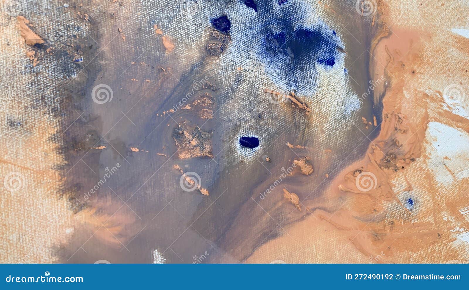 Earth Texture Form Acrylic Painting on Canvas Stock Photo - Image of ...