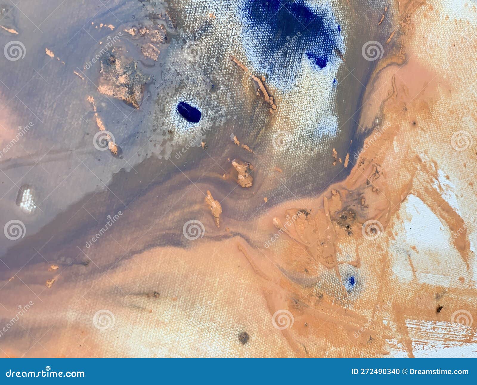 Earth Texture Form Acrylic Painting on Canvas Stock Photo - Image of ...