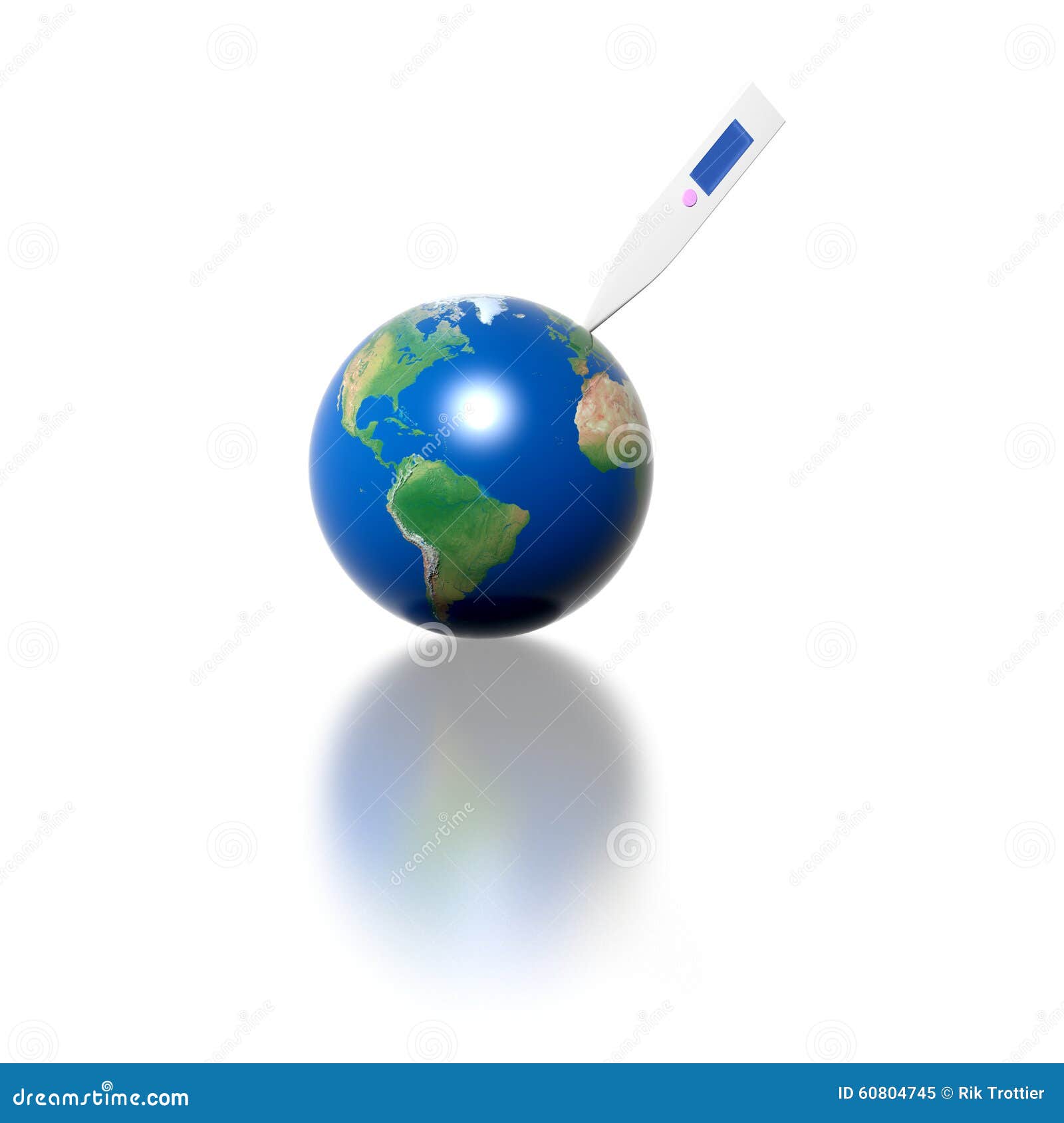 Earth Thermometer stock illustration. Illustration of planet - 60804745