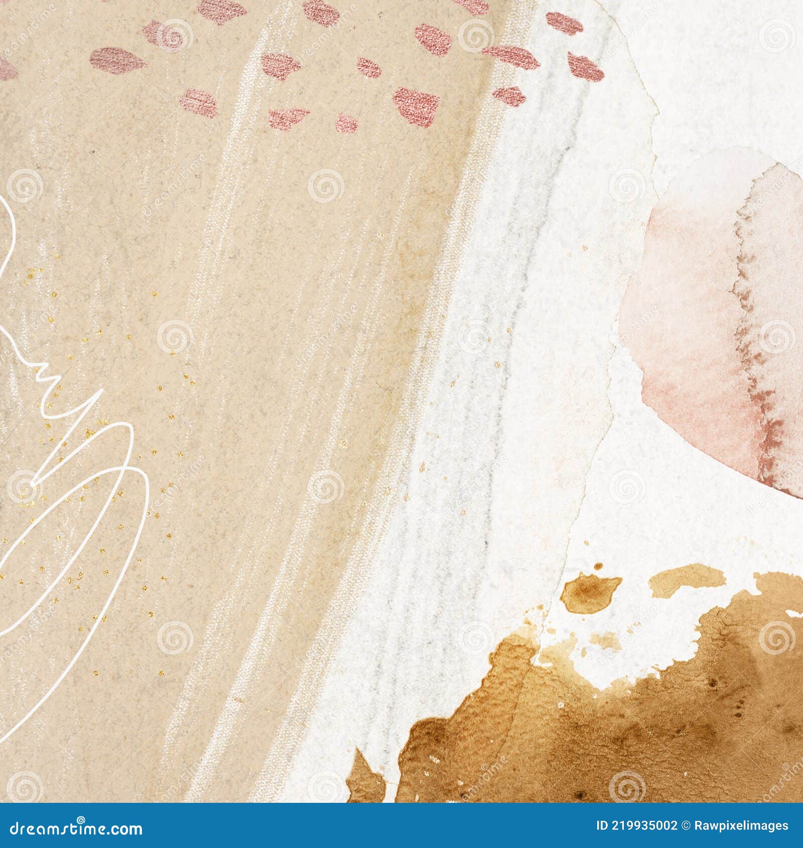 Earth Tone Abstract Patterned Background Stock Illustration ...