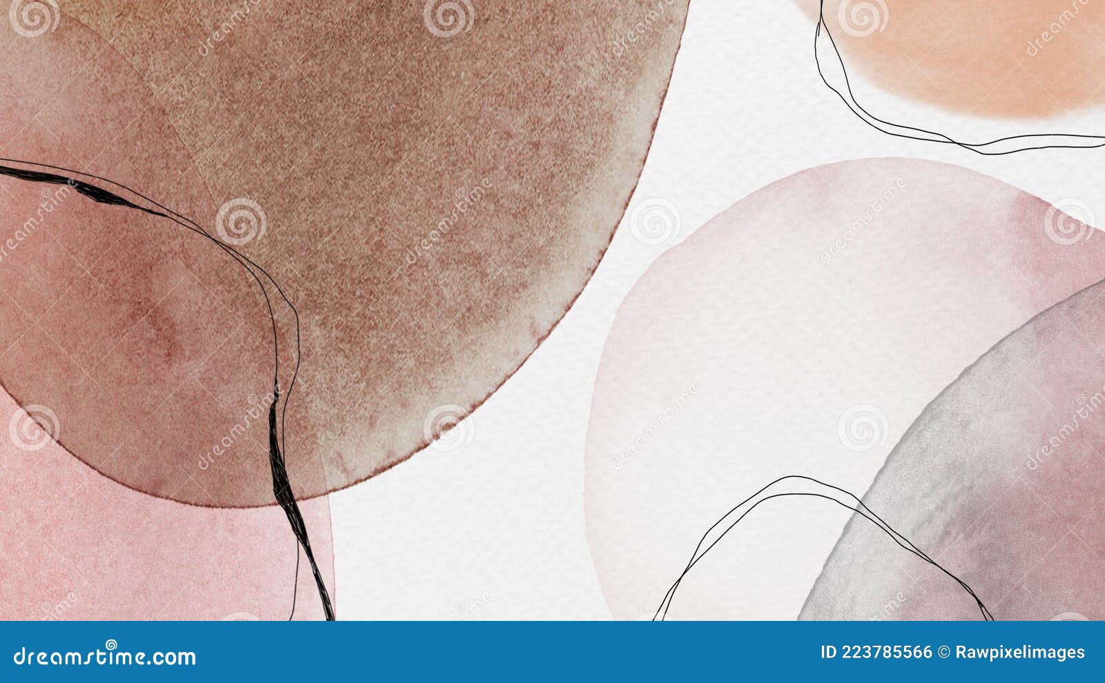 Earth Tone Abstract Patterned Social Template Stock Photo - Image of ...