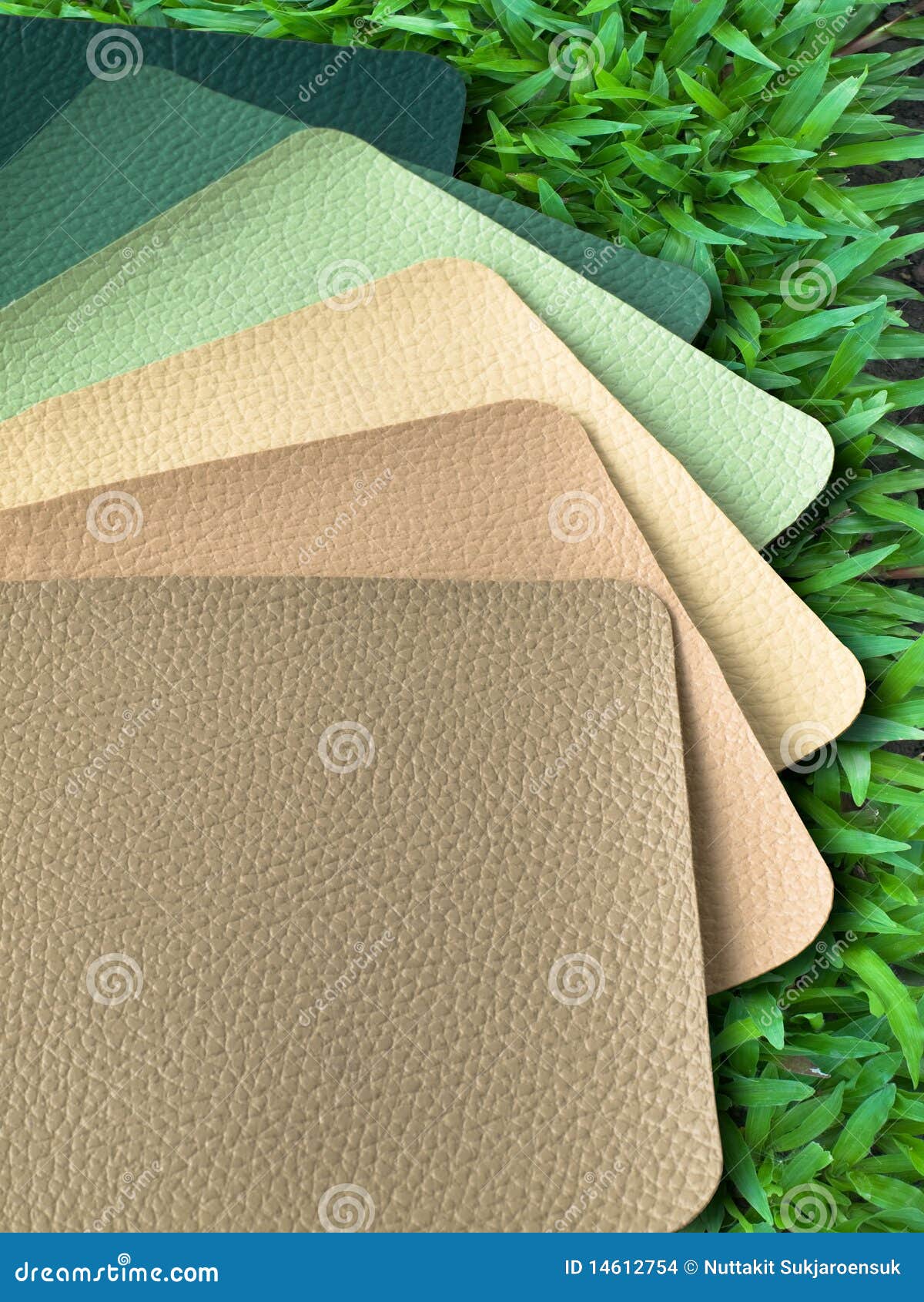 Earth Tone Leatherette Color Sample Stock Photo - Image of leatherette ...
