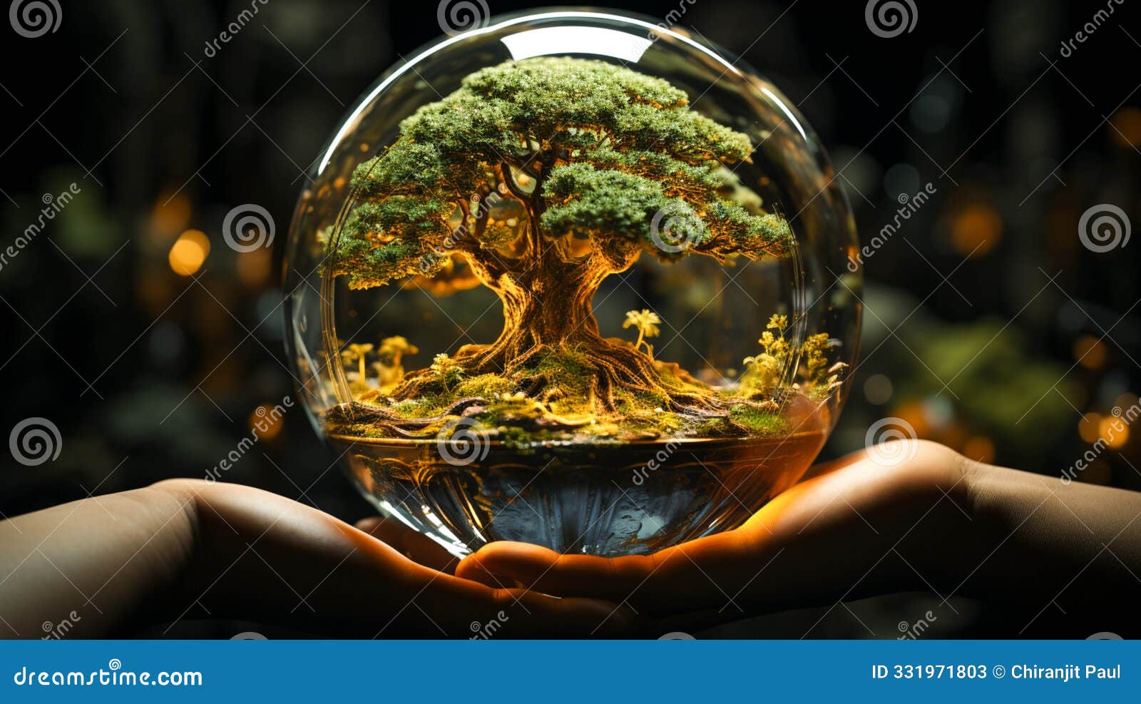 Earth Tree on Hand, Save the Earth, Earth Day Stock Image - Image of ...