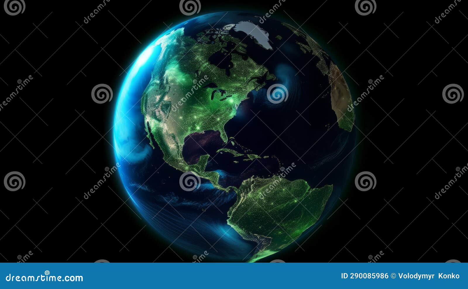 Earth Turning on Itself with Earth Image Courtesy of Nasa. Generative ...
