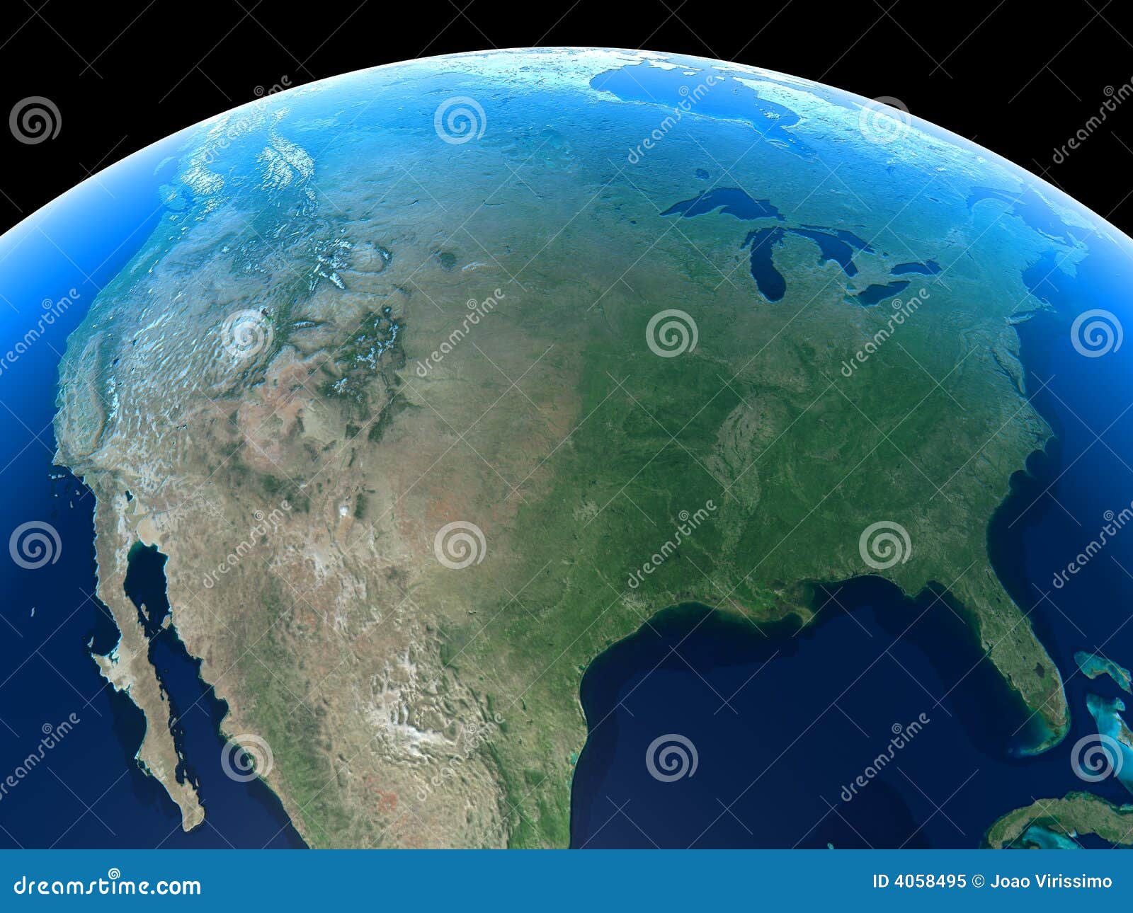 Earth - United States stock illustration. Illustration of missouri ...