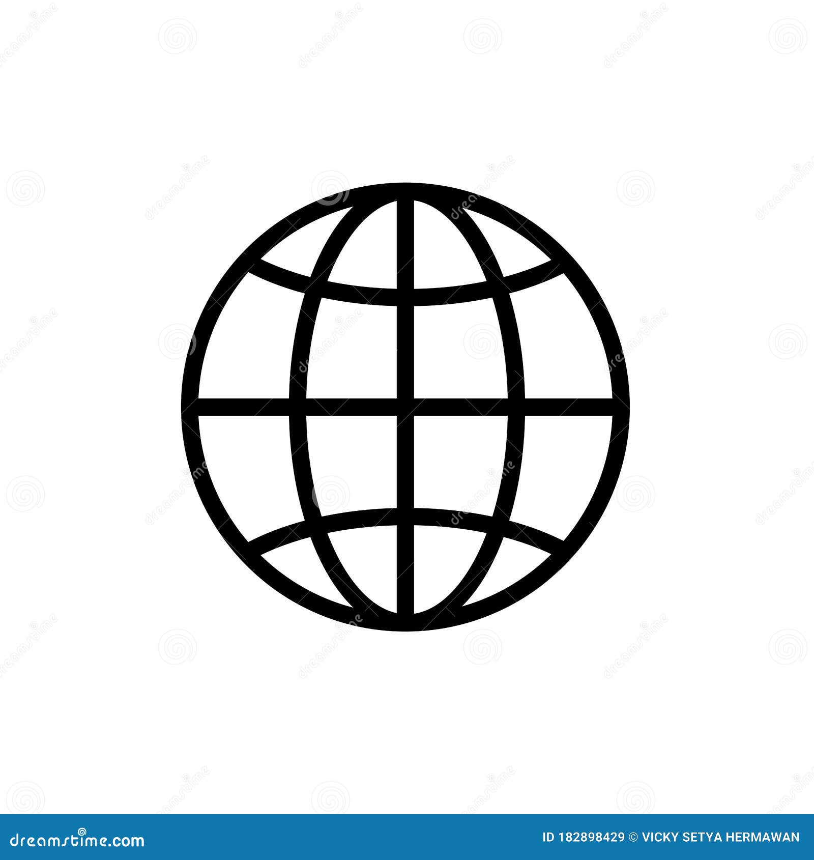 Earth Vector Icons Set. Global Communication Icon Set. Globe and Earth ...