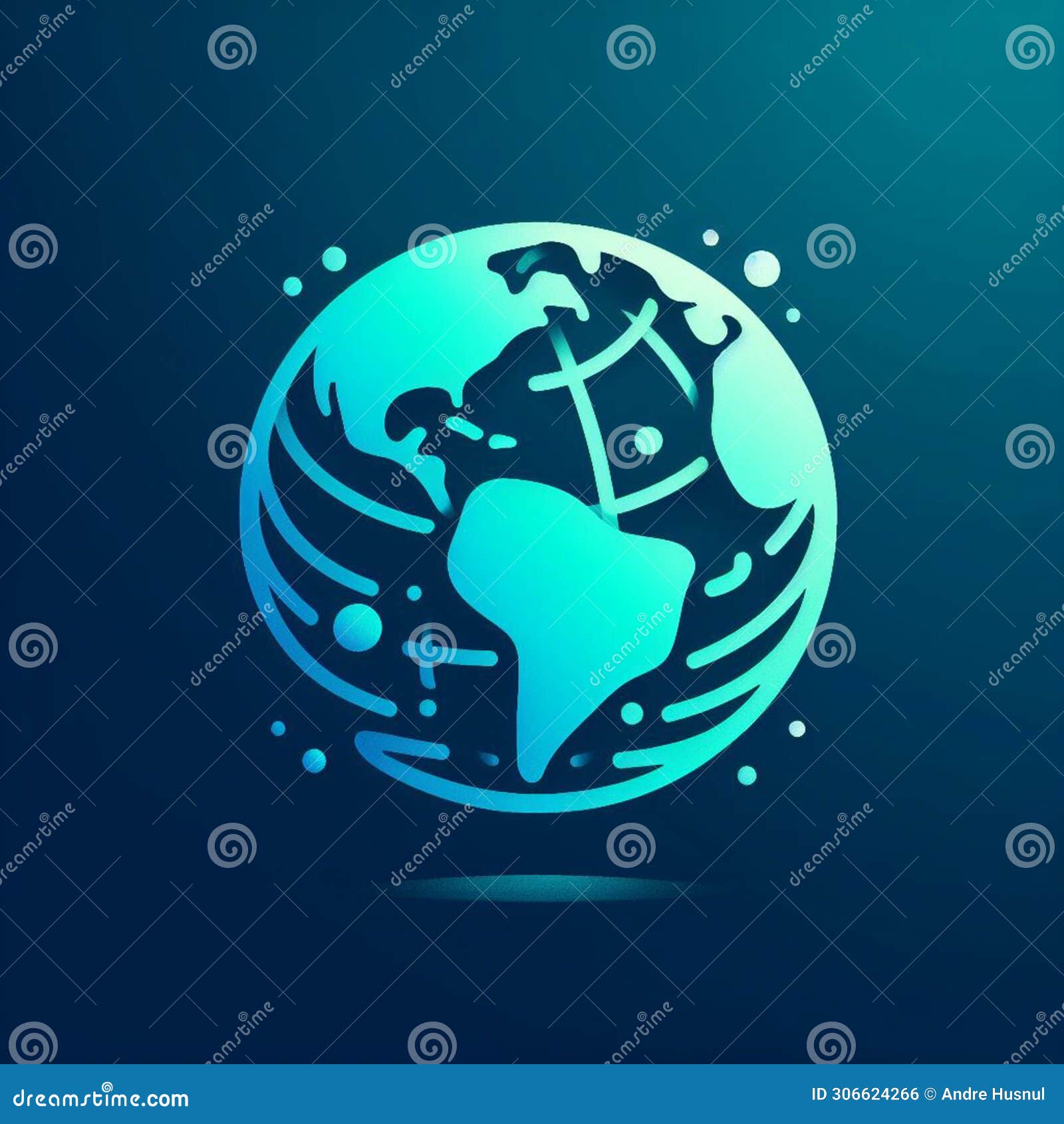 Earth Vector Logo Illustration Stock Illustration - Illustration of ...