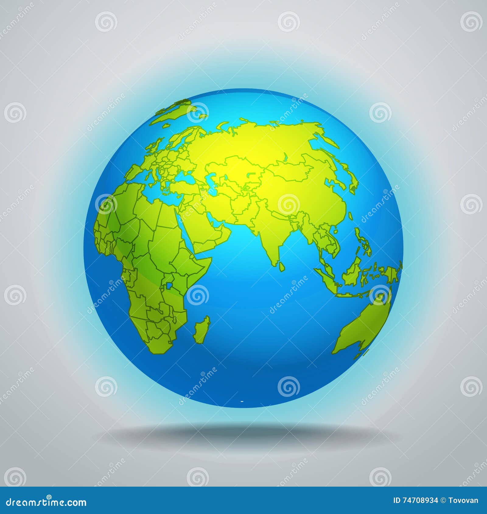 The Earth vector template stock vector. Illustration of concept - 74708934