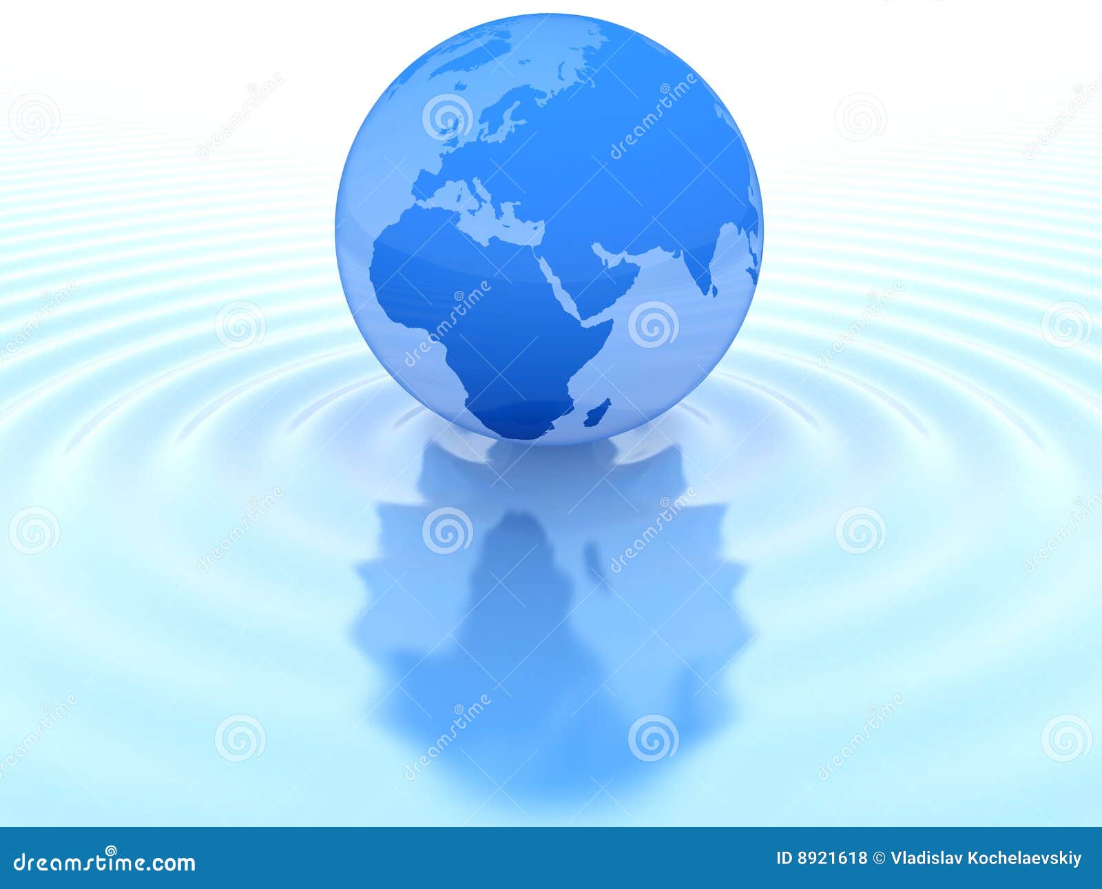 Earth and water stock illustration. Illustration of planet - 8921618