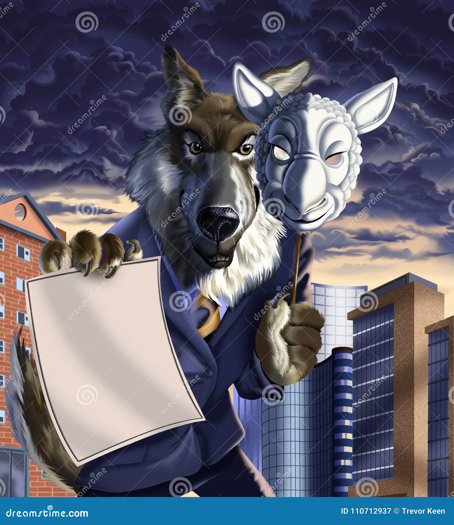 Sheep Mask For Festivities Cartoon Vector | CartoonDealer.com #87583375