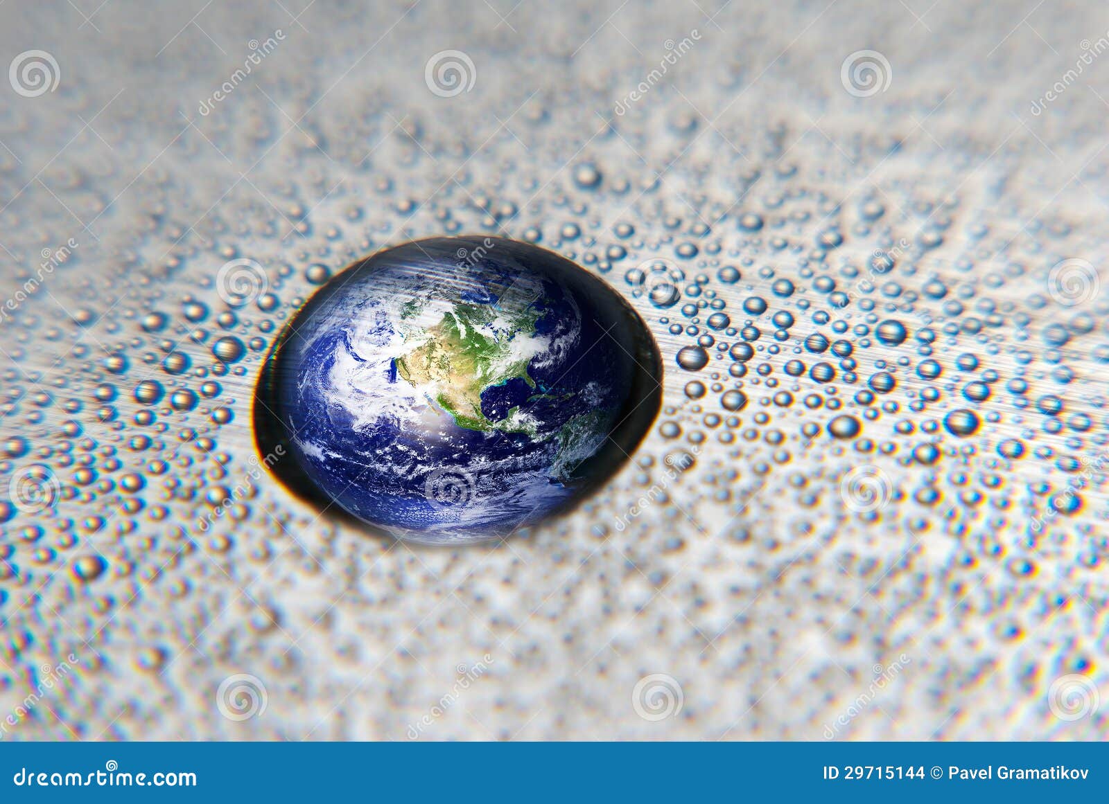 Earth in drop stock photo. Image of global, nature, environment - 29715144