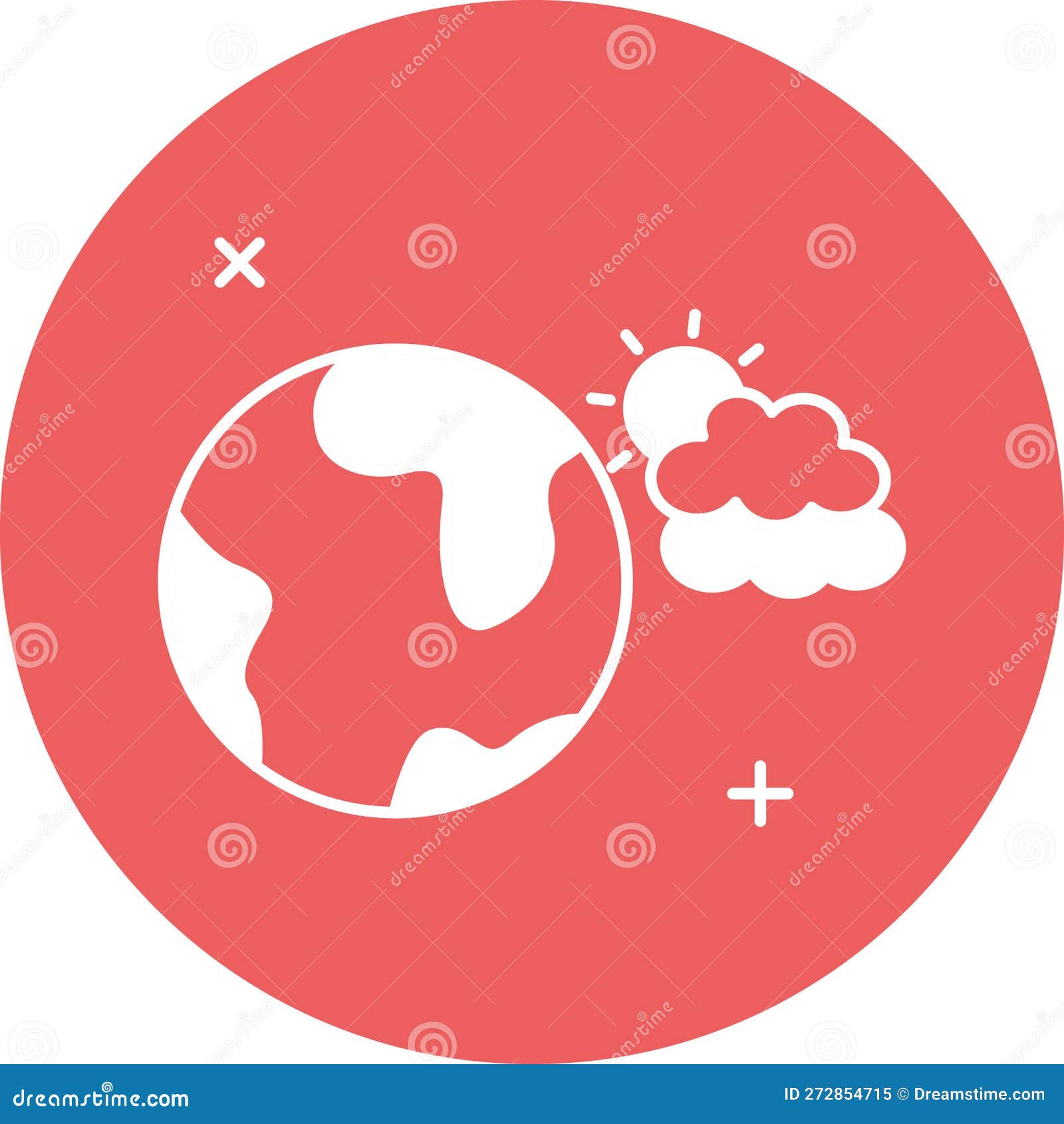 EARTH Which Can Easily Edit or Modify Stock Illustration - Illustration ...