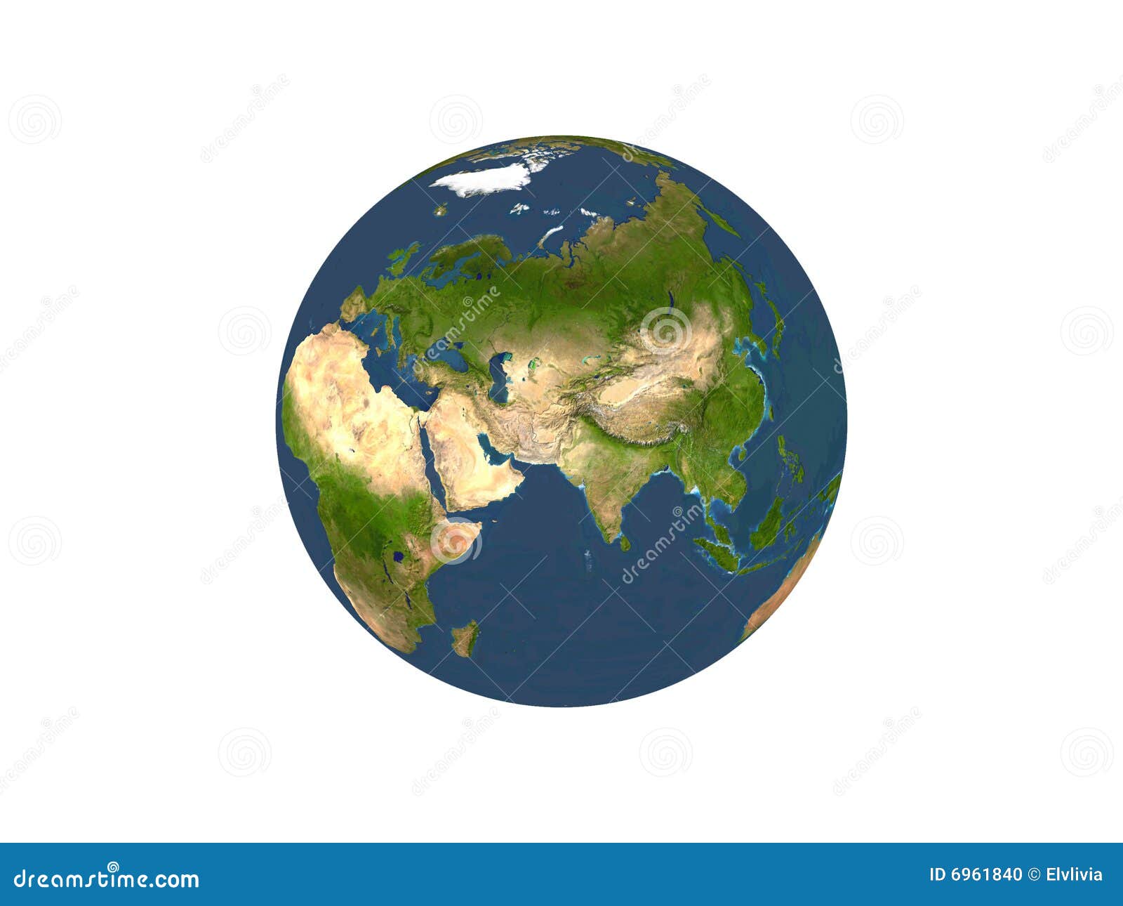 Earth on White Background stock illustration. Illustration of location ...