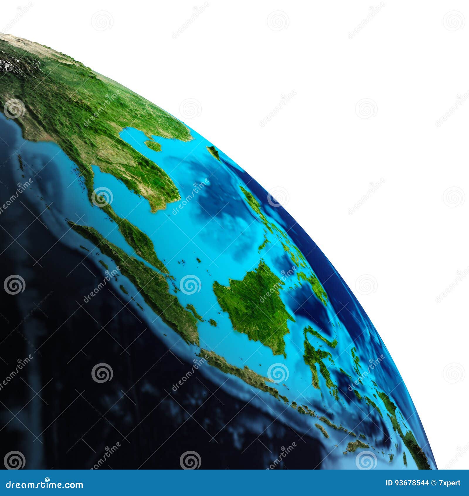 Earth white isolated stock illustration. Illustration of landscape ...