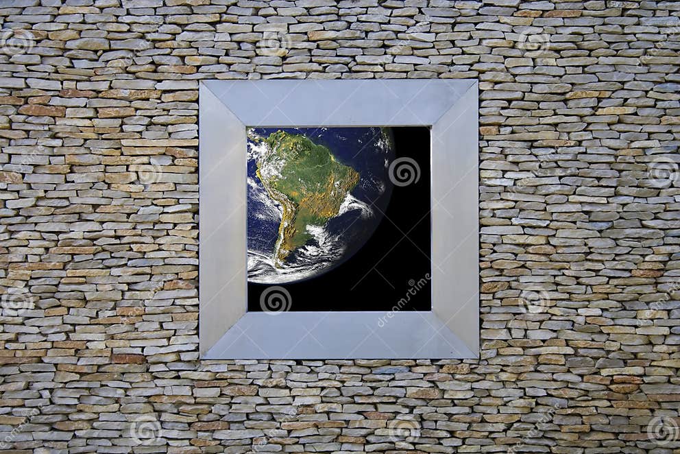 Earth Window (south America) Stock Photo - Image of countries ...