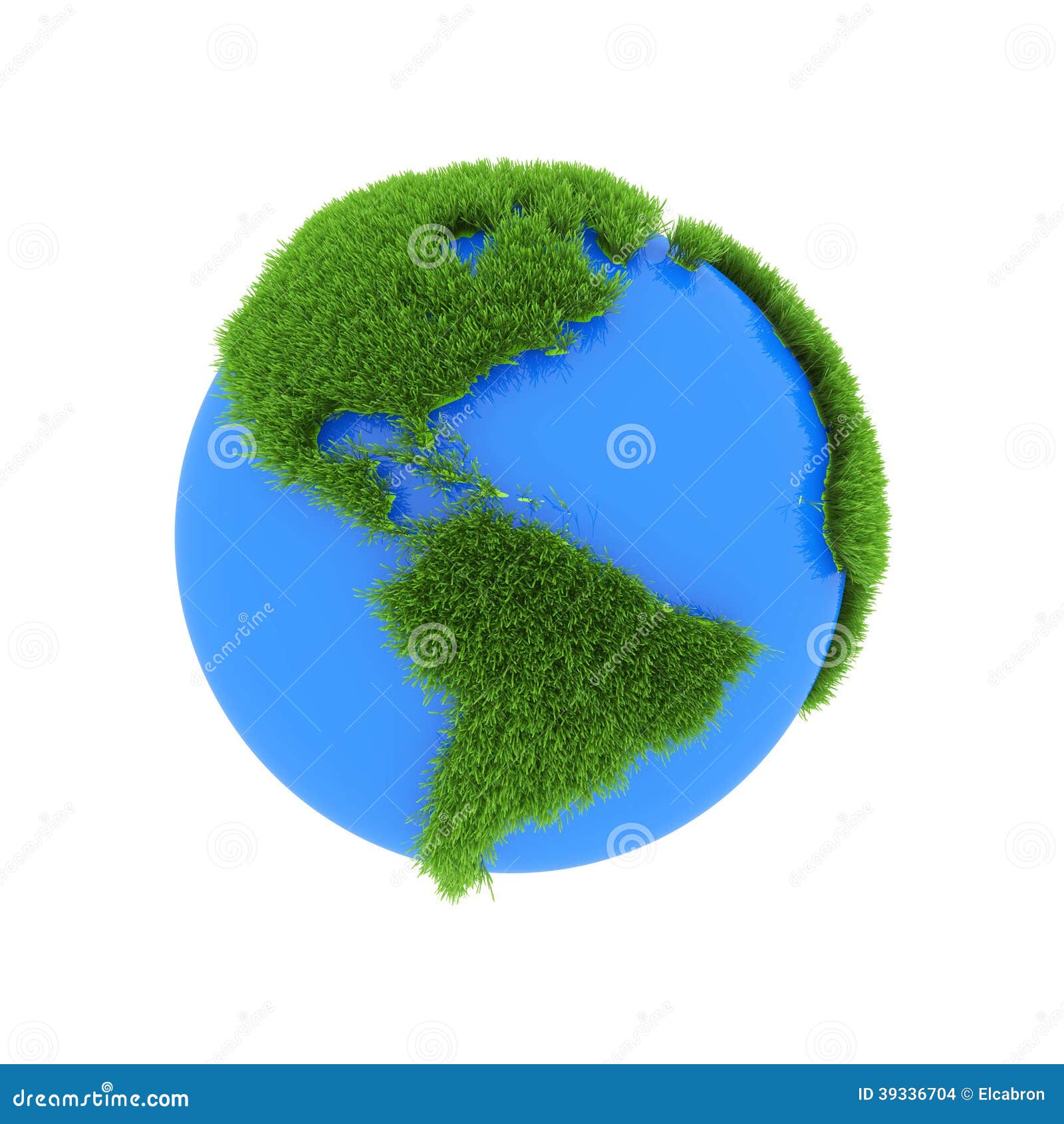 World Map Made From Grass Stock Photography | CartoonDealer.com #39336704
