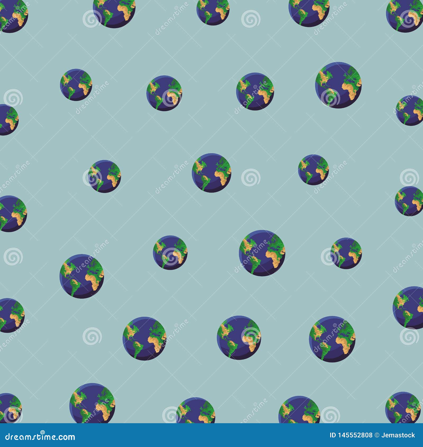 World Map Pattern. Continent Simplified Silhouettes Template For Web ...