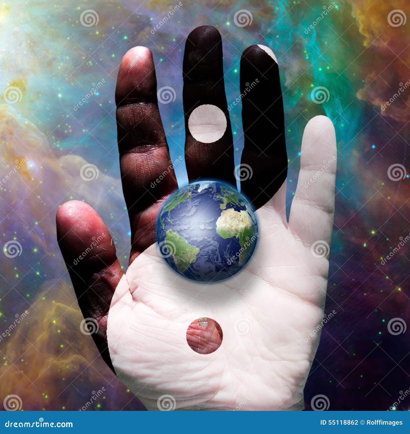 Earth Yin Yang stock illustration. Illustration of difference - 55118862