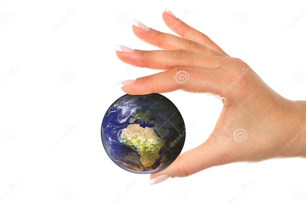 Earth is in your hands stock image. Image of environment - 18043297