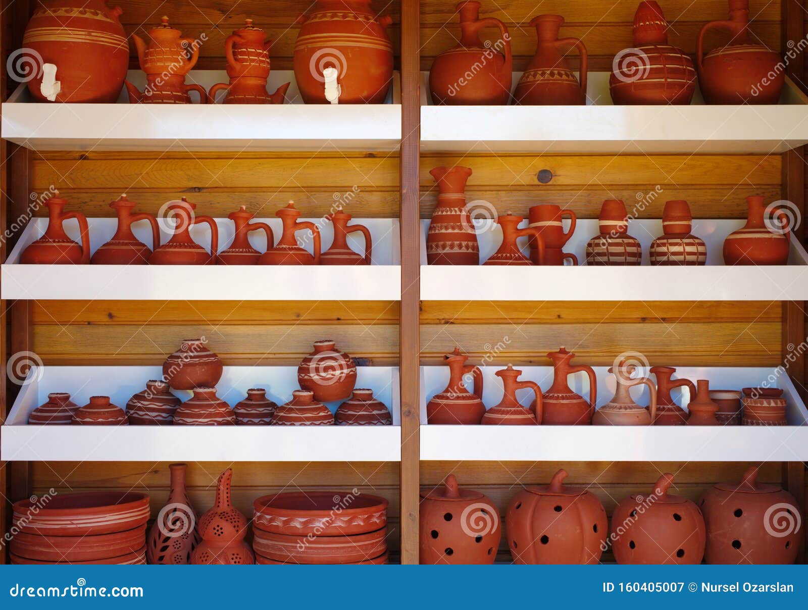 Earthen water jugs stock image. Image of souvenir, container - 160405007