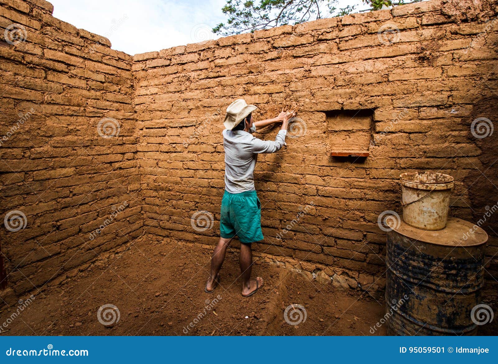 Earthen work stock image. Image of house, style, close - 95059501