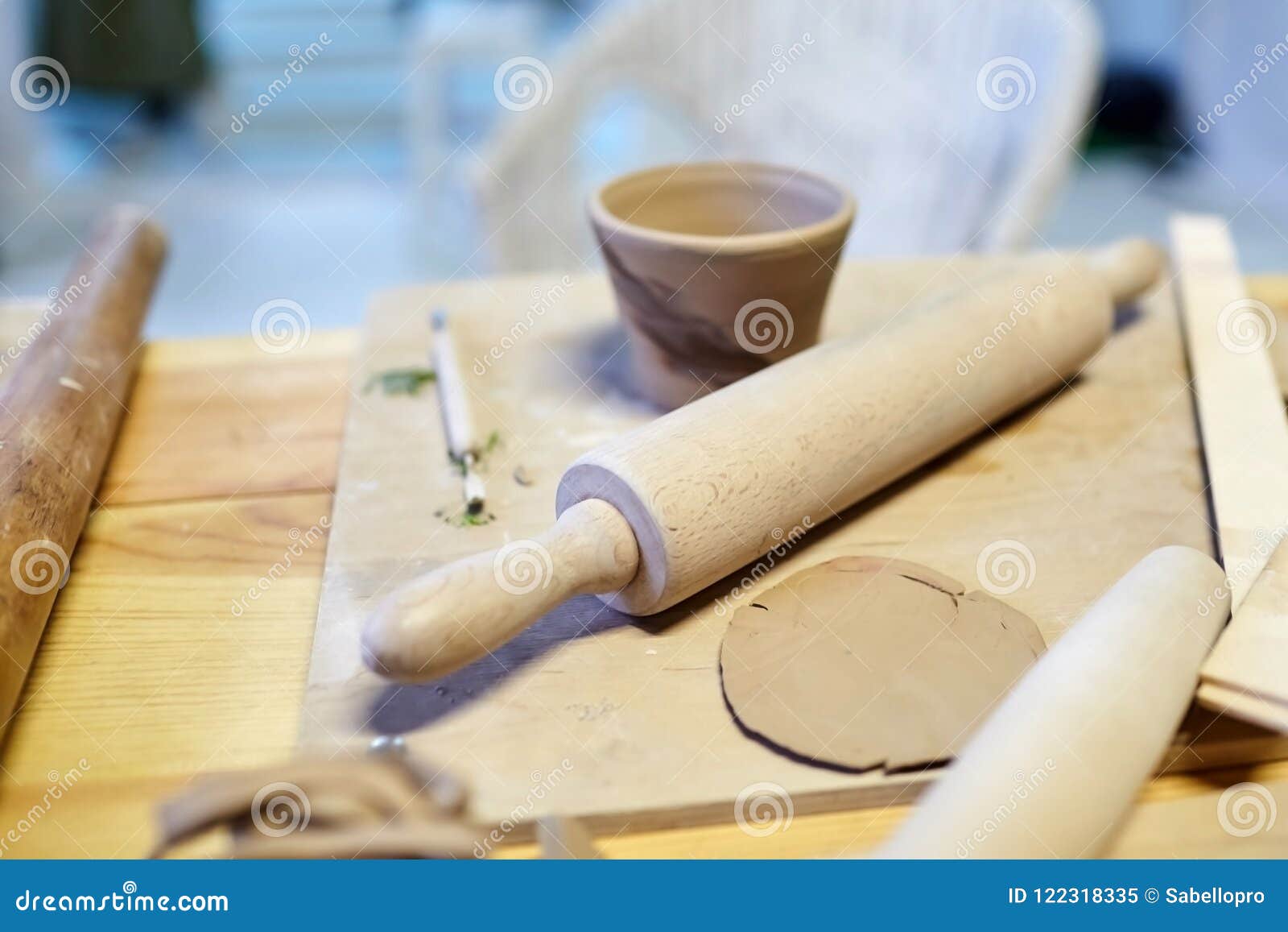 Earthenware. Ceramic Products from Raw Clay Stock Image - Image of ...