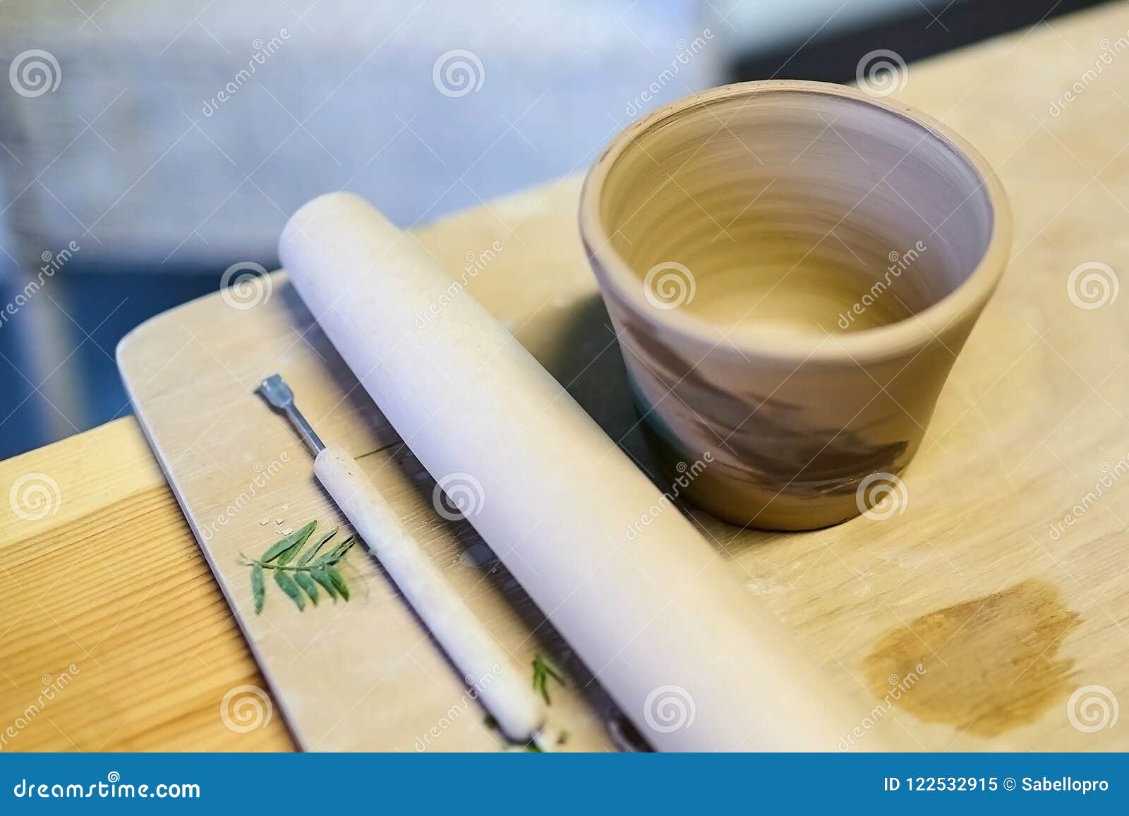 Earthenware. Ceramic Products from Raw Clay Stock Image - Image of ...