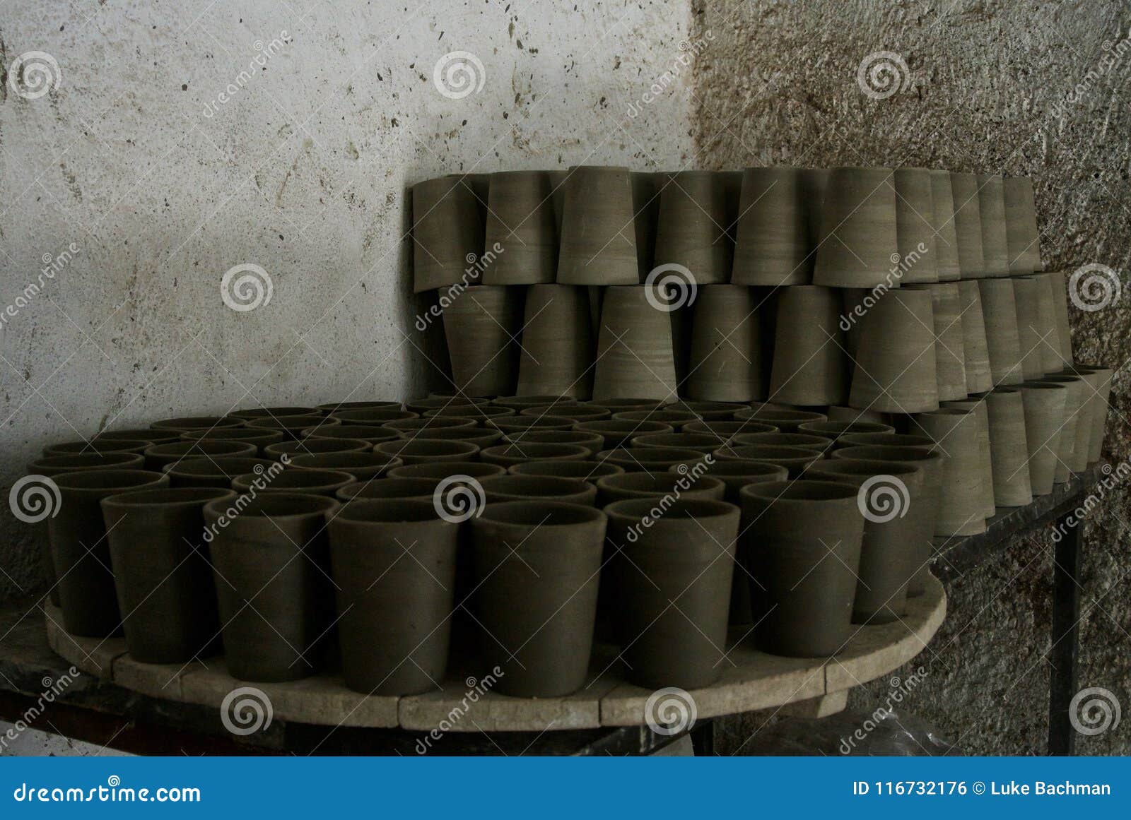 Precarious Pottery stock photo. Image of indoors, handicraft - 116732176