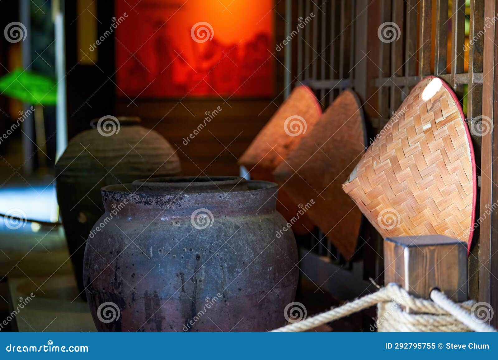 Earthenware Jars in Ancient Chinese Villages Stock Image - Image of ...