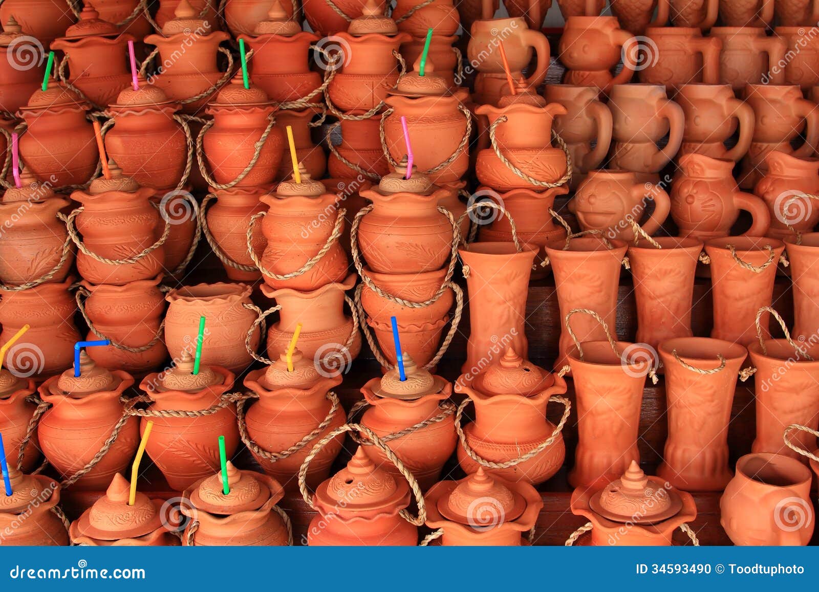 Earthenware stock photo. Image of making, craft, pattern - 34593490