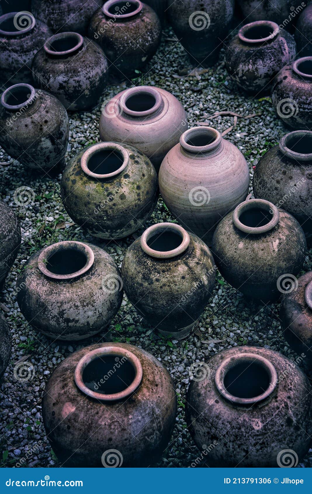 Earthenware Pots on the Ground Stock Photo - Image of tools, textures ...