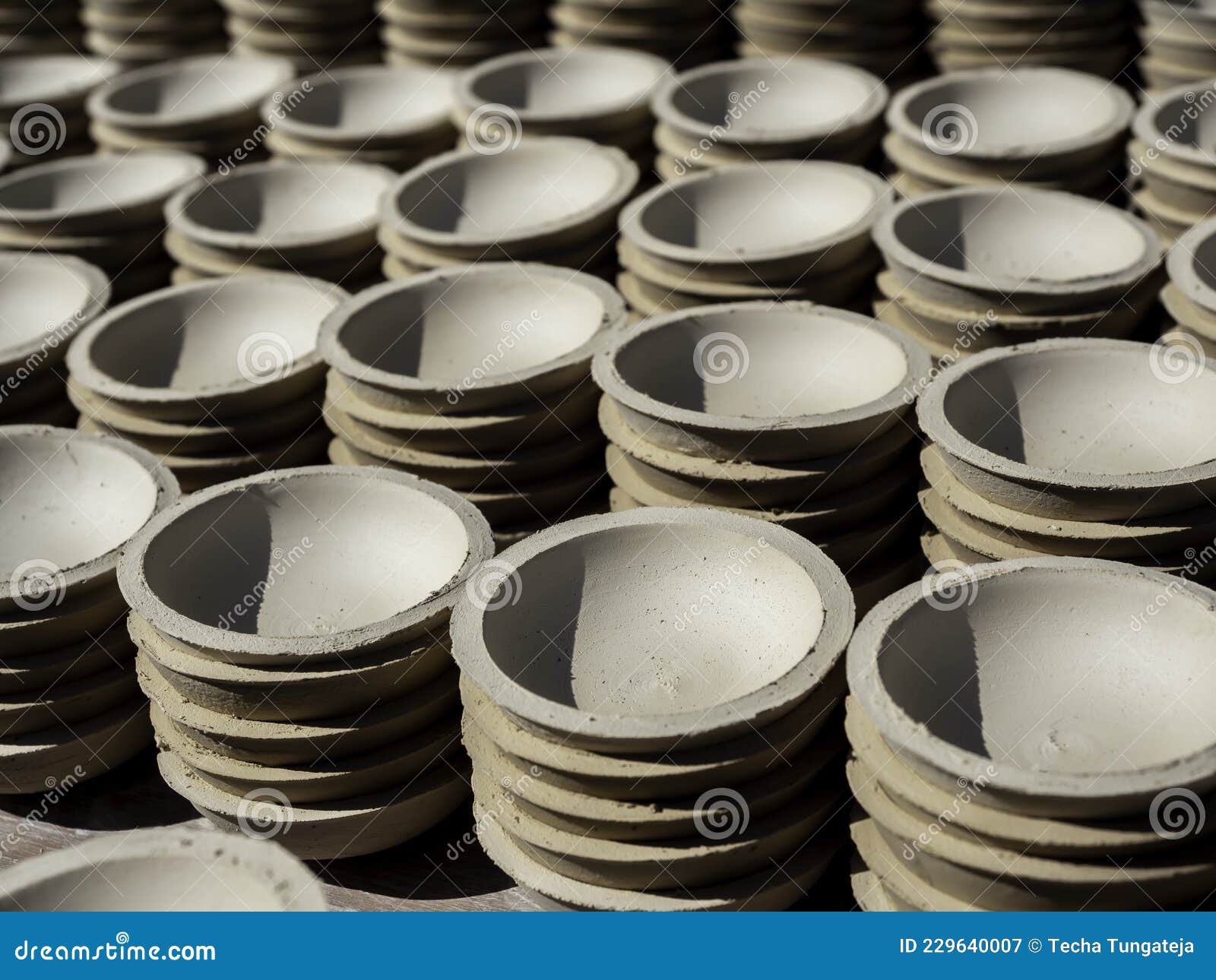 Earthenware Process Manufacturing. Stock Image - Image of business ...