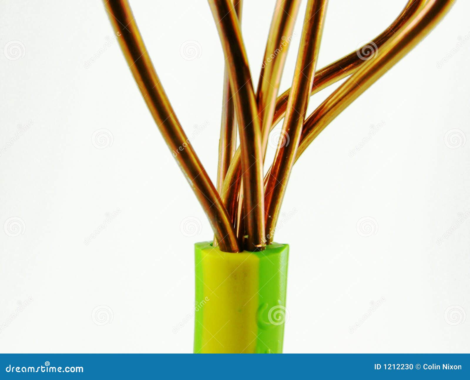 Earthing Cable stock photo. Image of lights, builder, build - 1212230