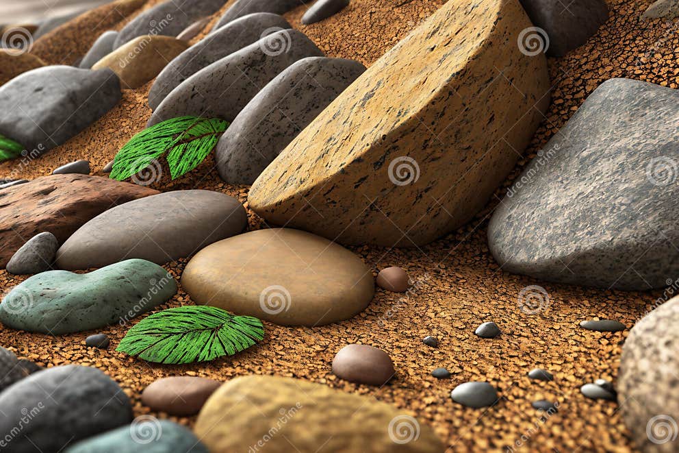 Earthly Textures Collide in Beautiful Abstract.AI Generated Stock ...