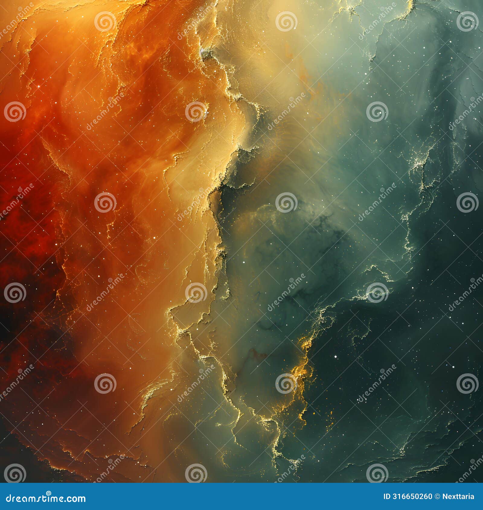 Earthly Vistas: Abstract Background with Banner Elements Stock ...