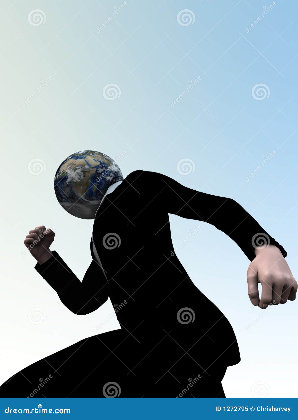 Earthman 20 stock illustration. Illustration of concept - 1272795