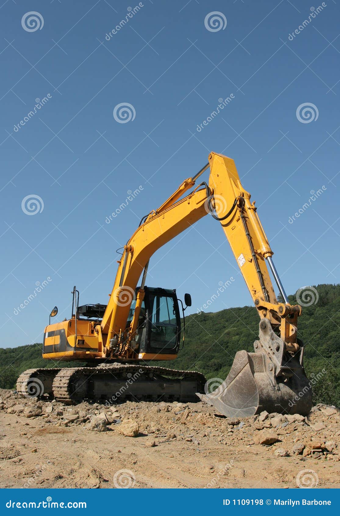 Earthmover stock photo. Image of rural, transport, hardcore - 1109198