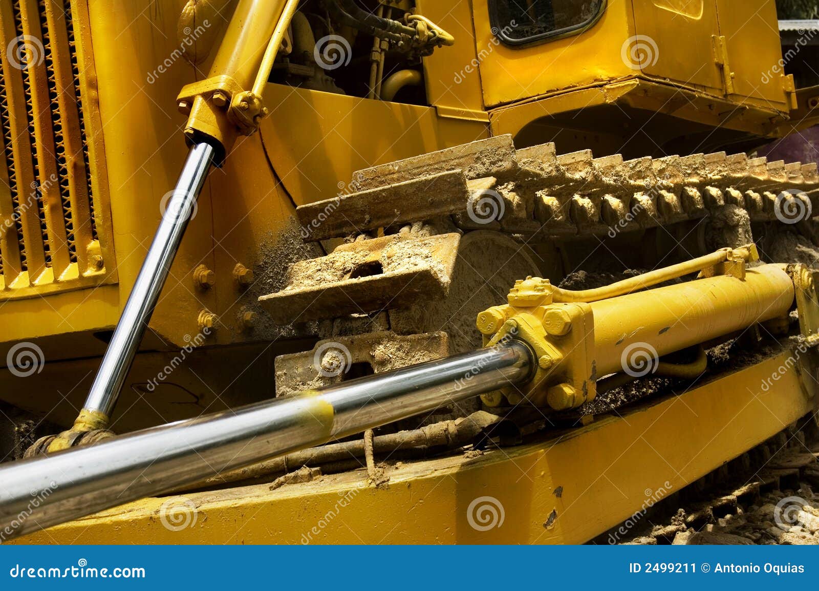 Earthmover stock image. Image of industry, mechanical - 2499211
