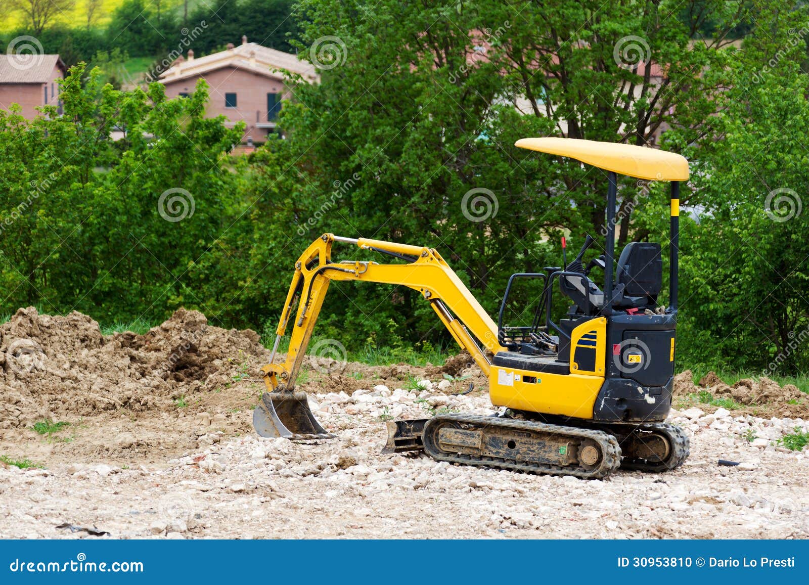 Earthmover stock photo. Image of construction, shovel - 30953810