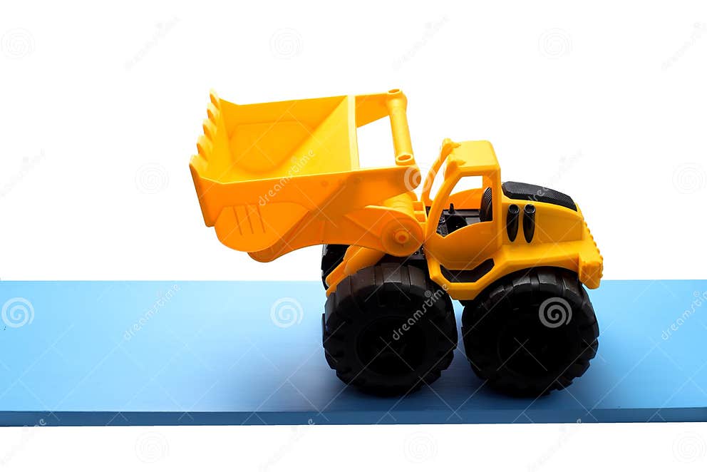 Earthmover Toy stock image. Image of play, excavator - 193482023