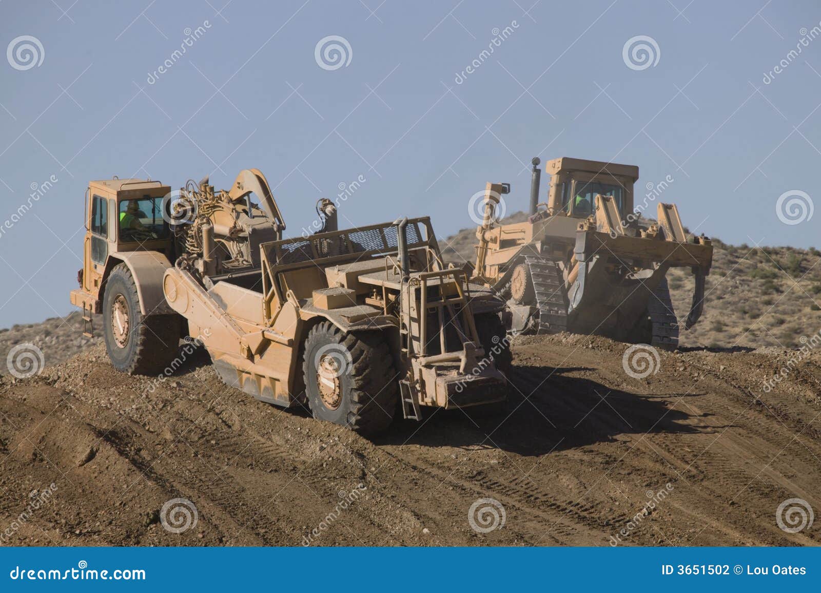 Earthmovers stock photo. Image of earthmover, machinery - 3651502