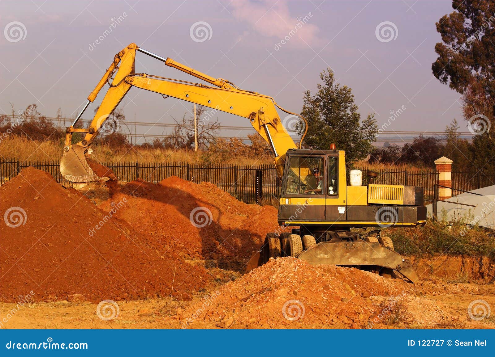 Earthmoving Equipment stock image. Image of rocks, heaps - 122727