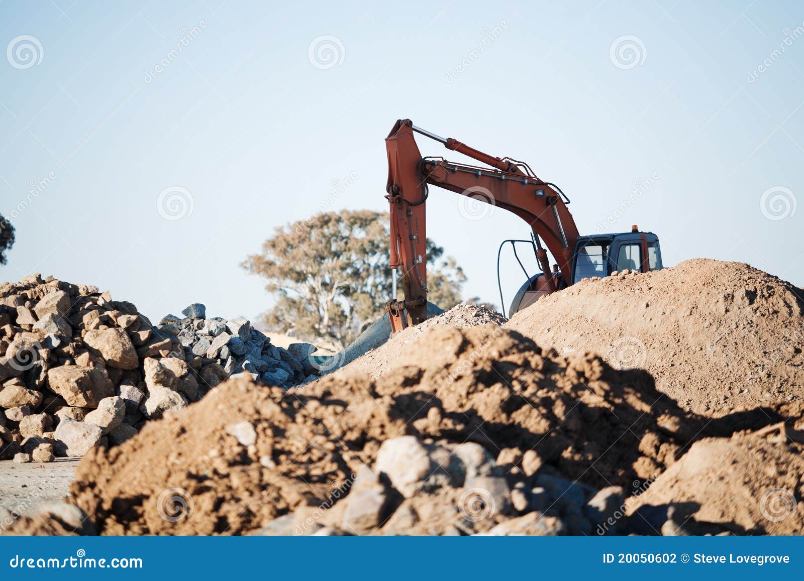Earthmoving Equipment stock photo. Image of sand, industrial - 20050602