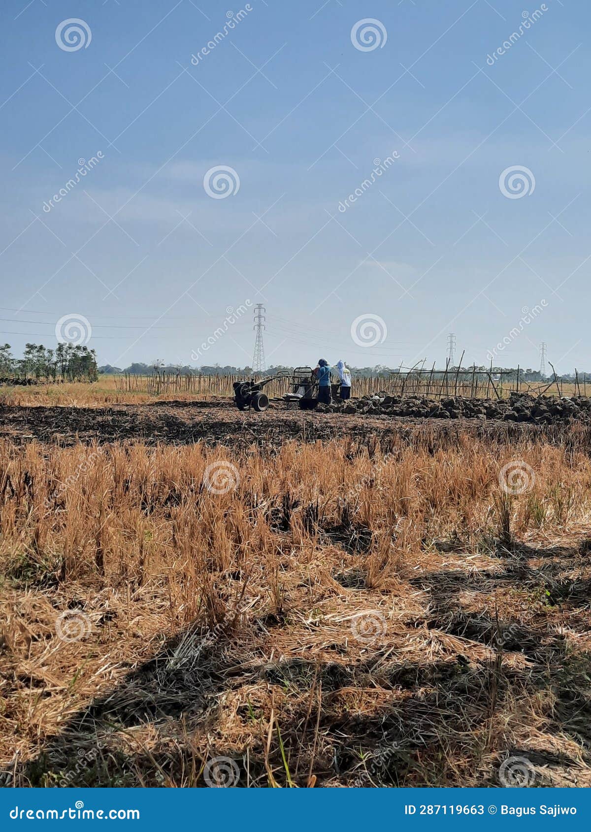 Earthmoving Tractor for Brick Making Stock Image - Image of track ...